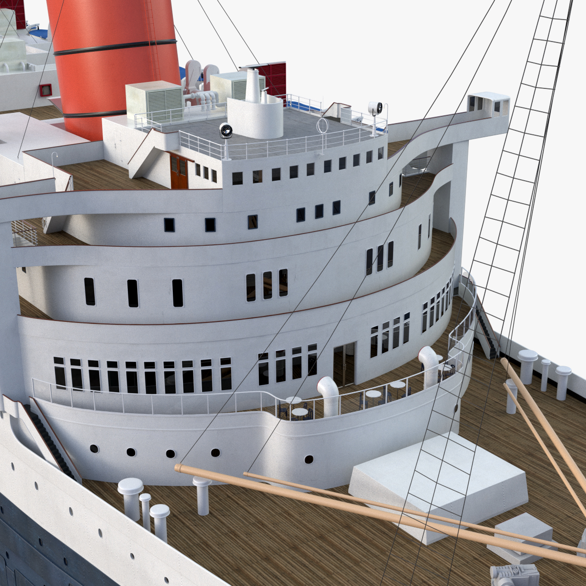 3d queen mary model