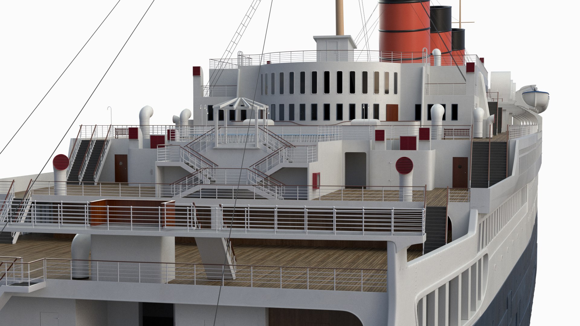 3d queen mary model