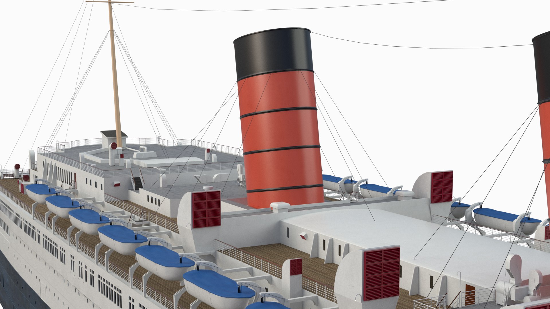 3d queen mary model