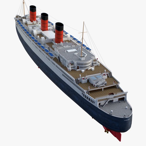 3d queen mary model