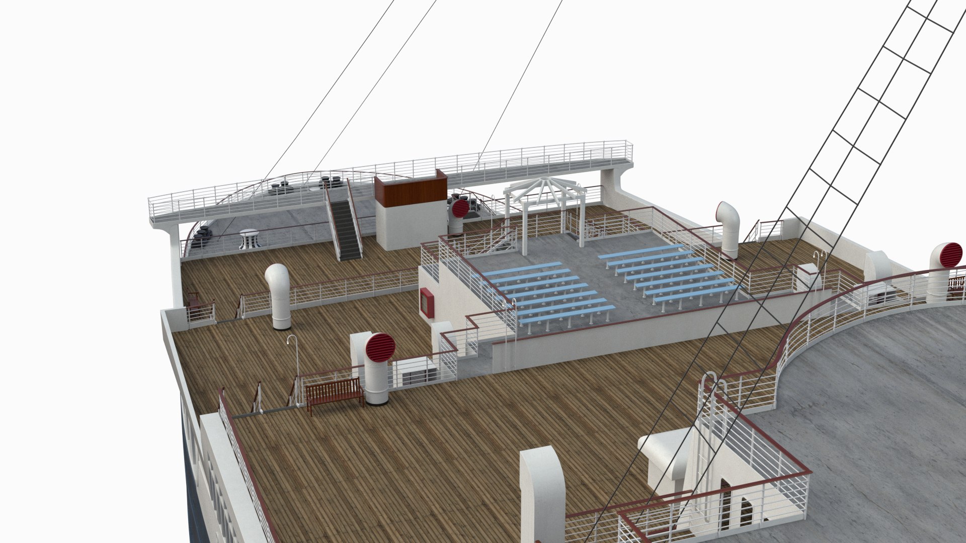 3d queen mary model