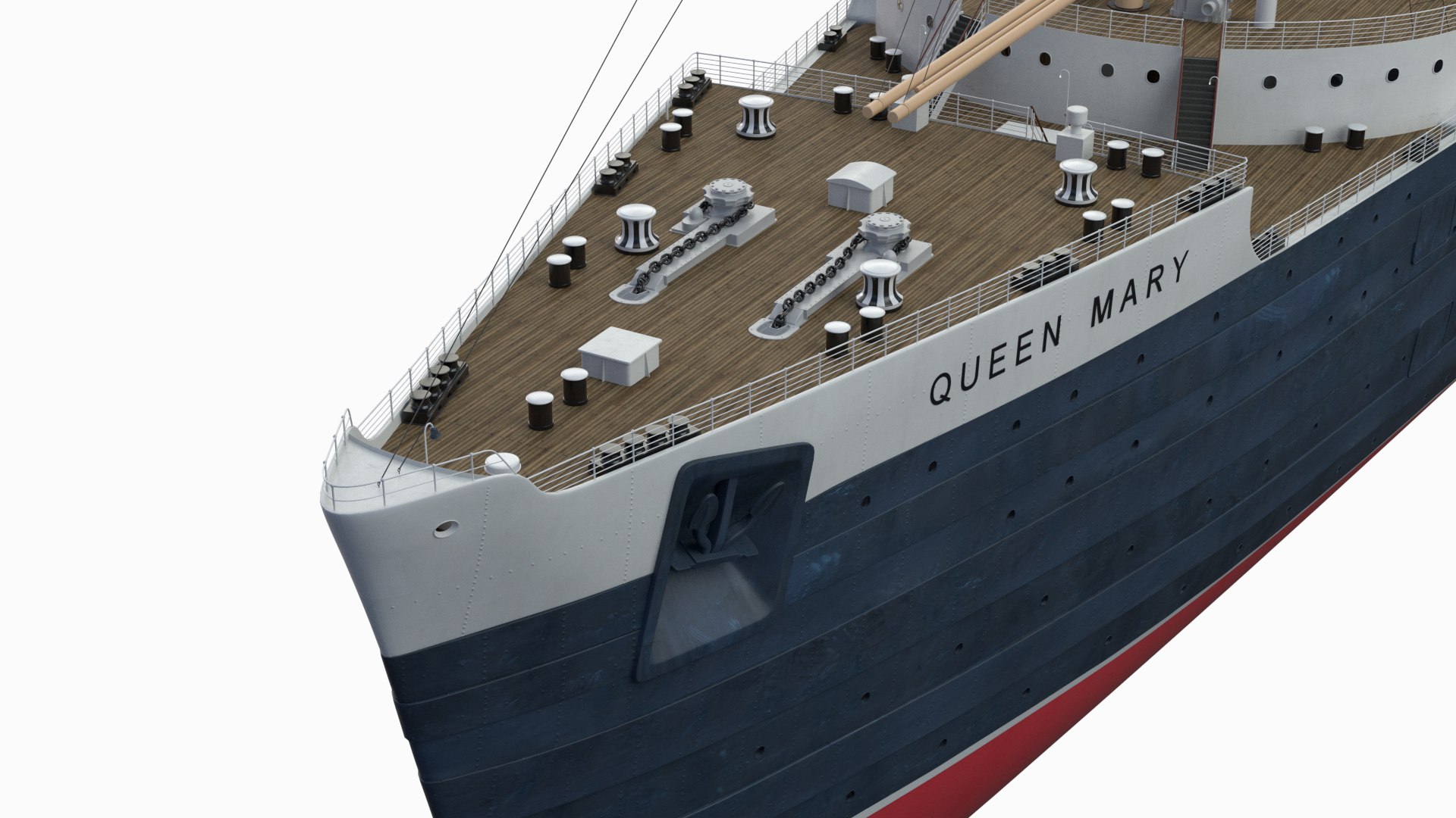 3d Queen Mary Model