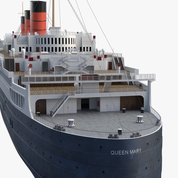 3d queen mary model