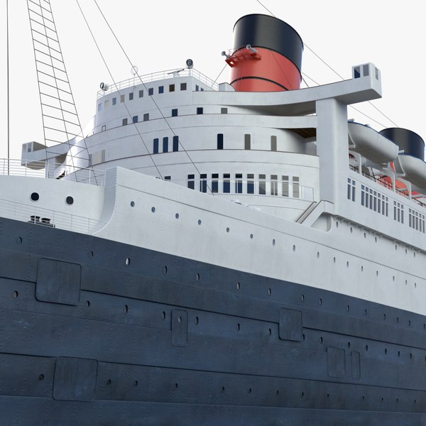 3d queen mary model