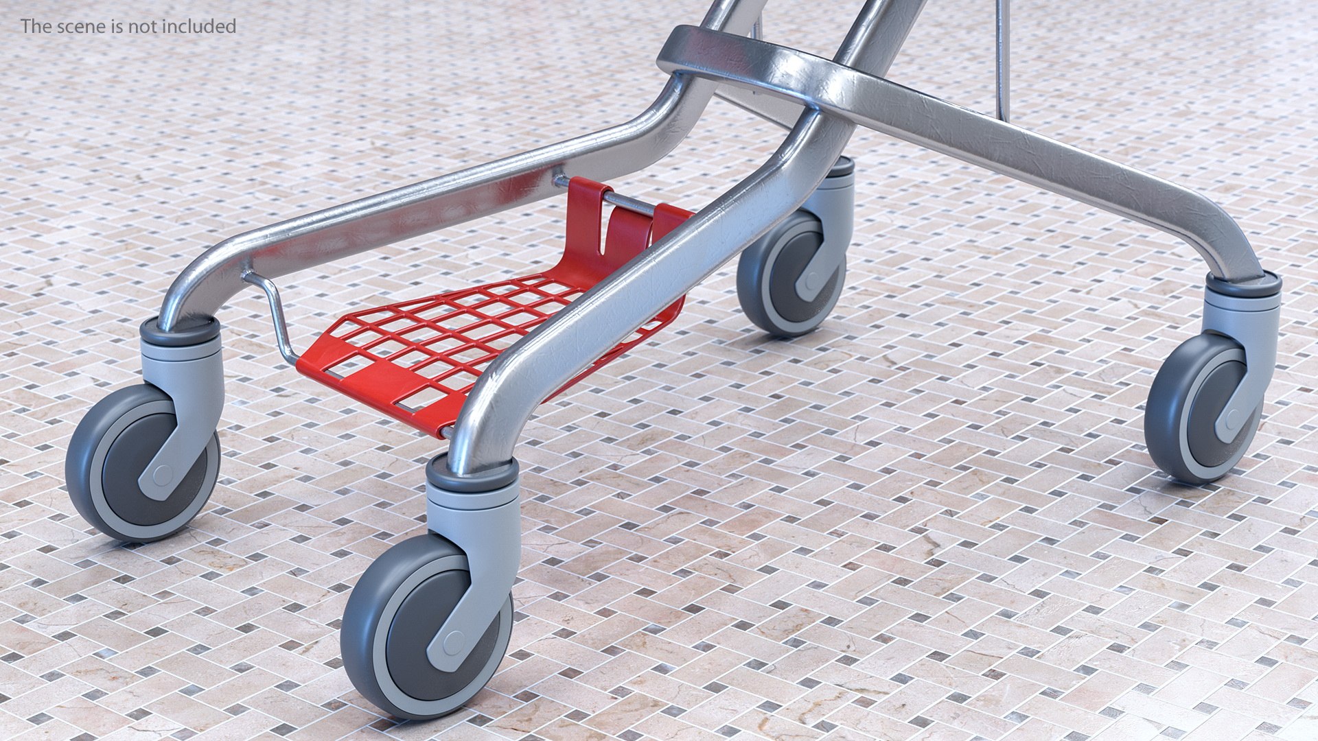 Araven plastic shopping trolley 3D model - TurboSquid 1603930