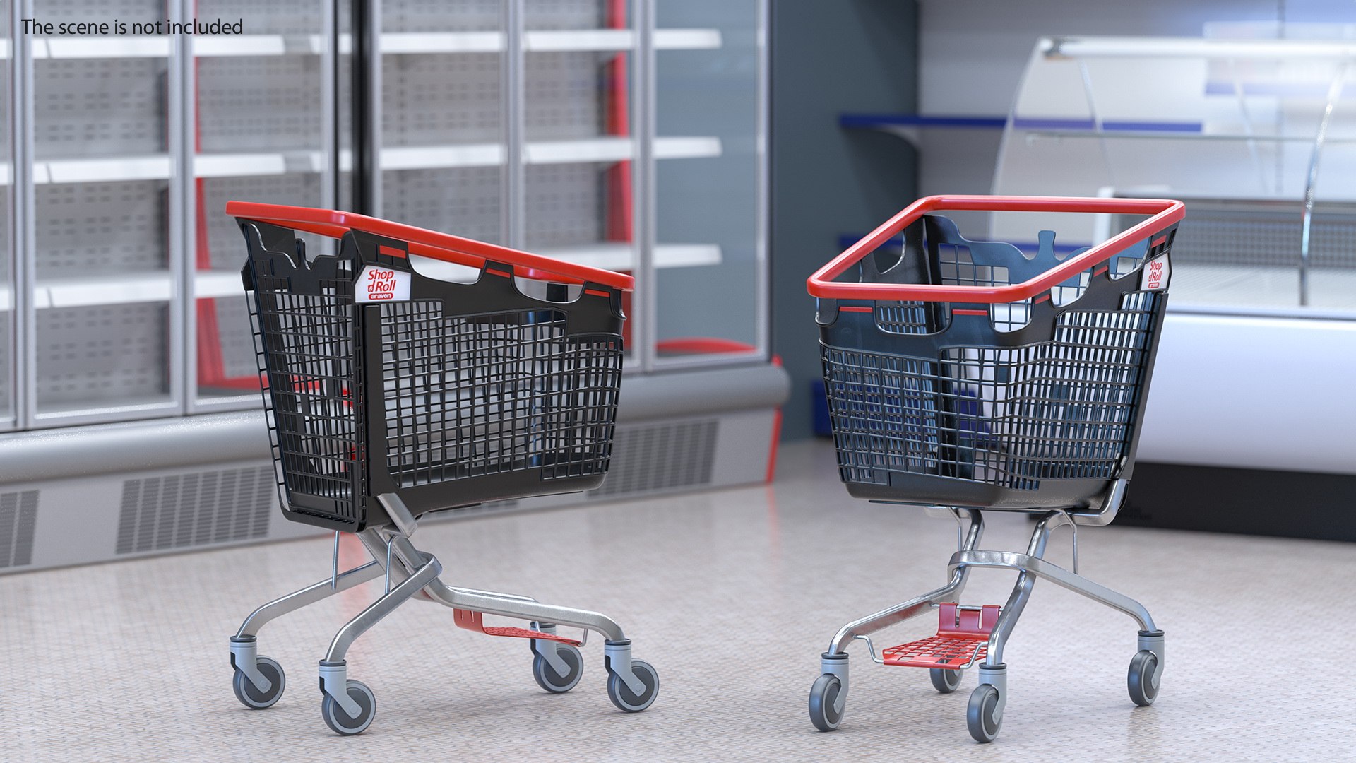 Araven Plastic Shopping Trolley 3D Model - TurboSquid 1603930