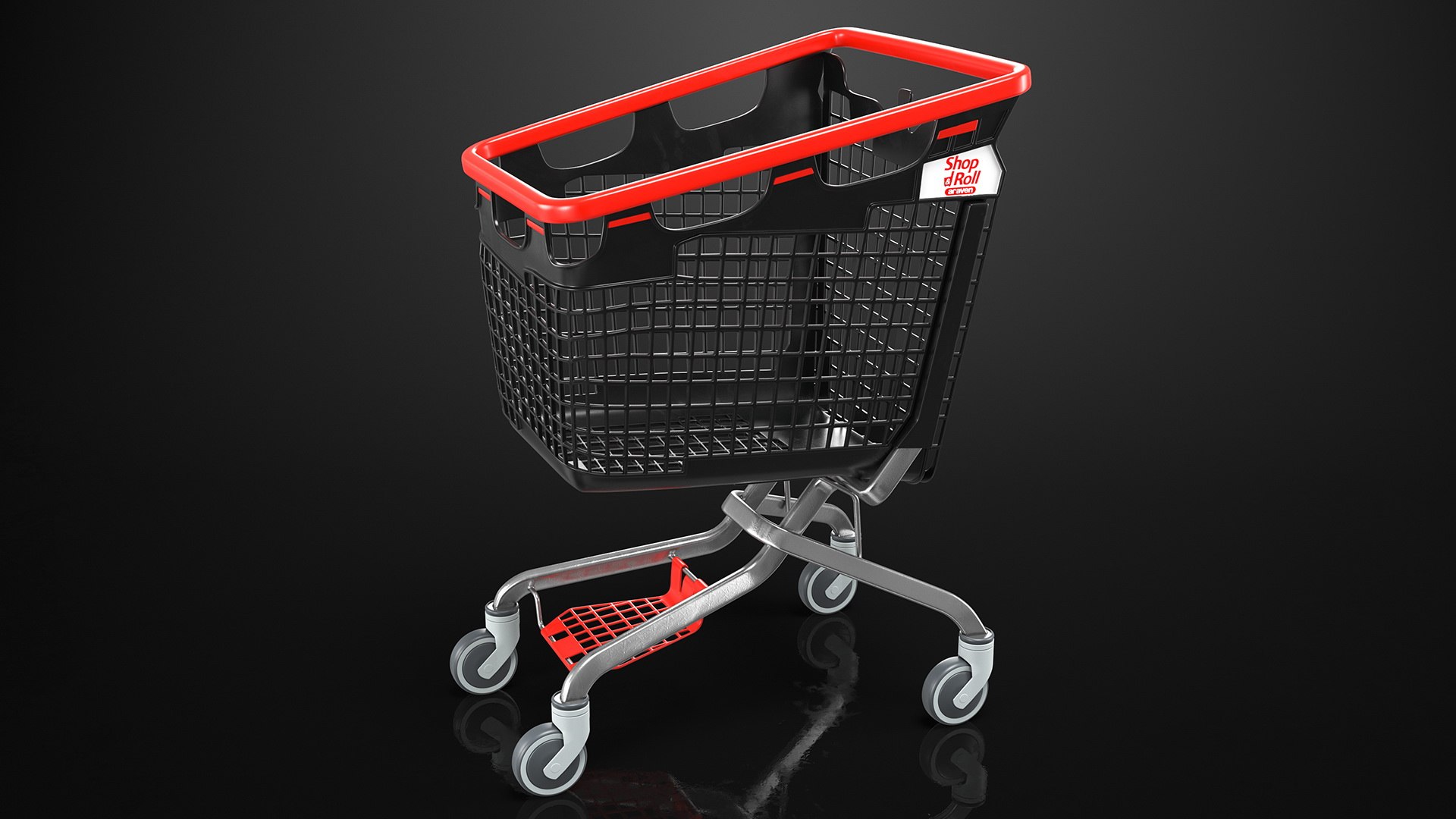 Araven Plastic Shopping Trolley 3D Model - TurboSquid 1603930