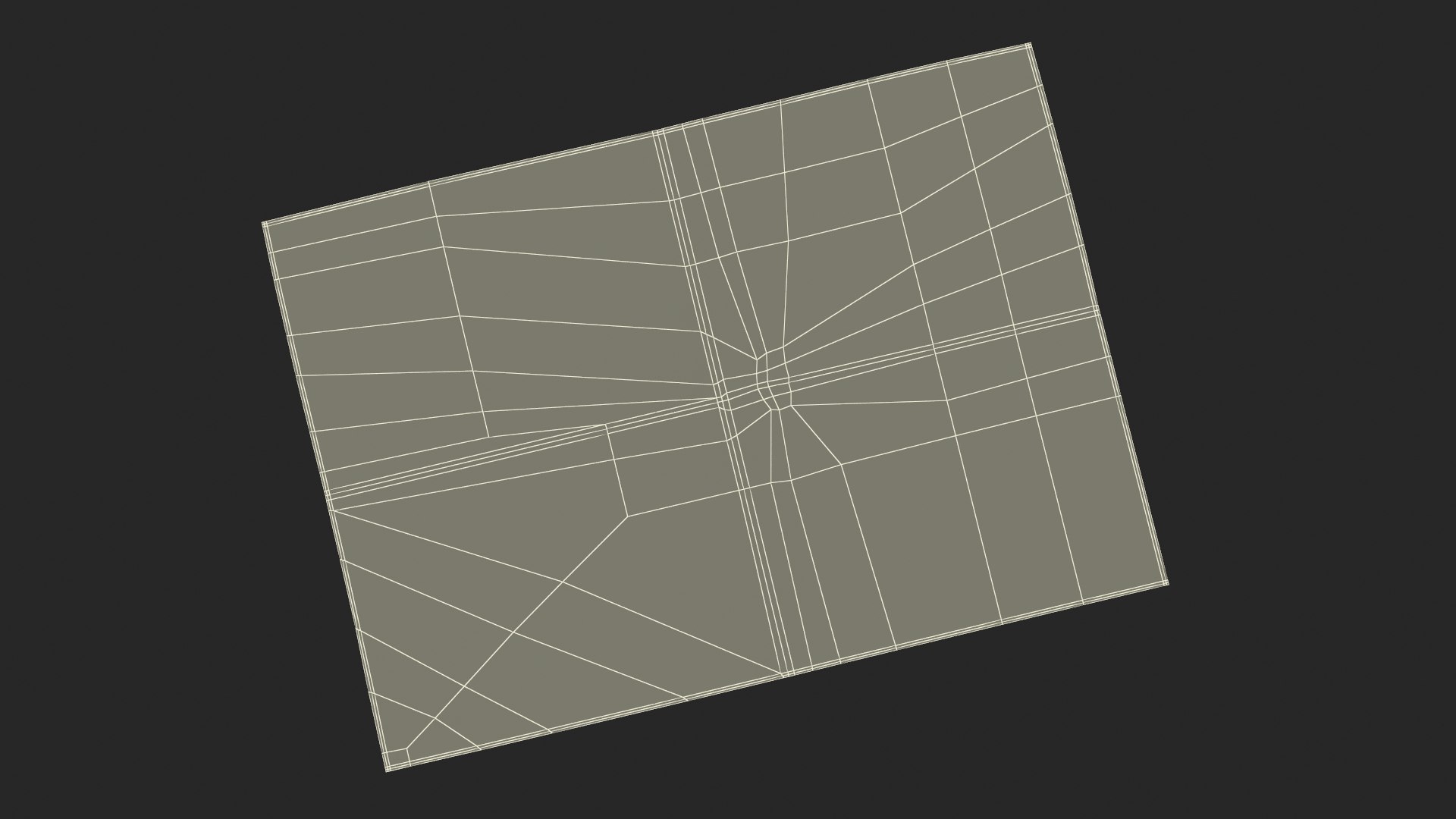 Kraft Paper Sheet Folded in Four 3D model - TurboSquid 1994212