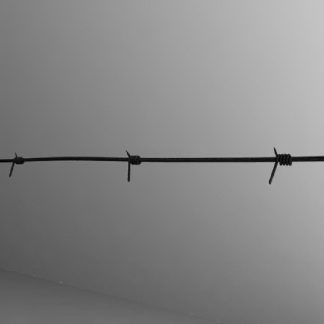 barbed wire 3d 3ds