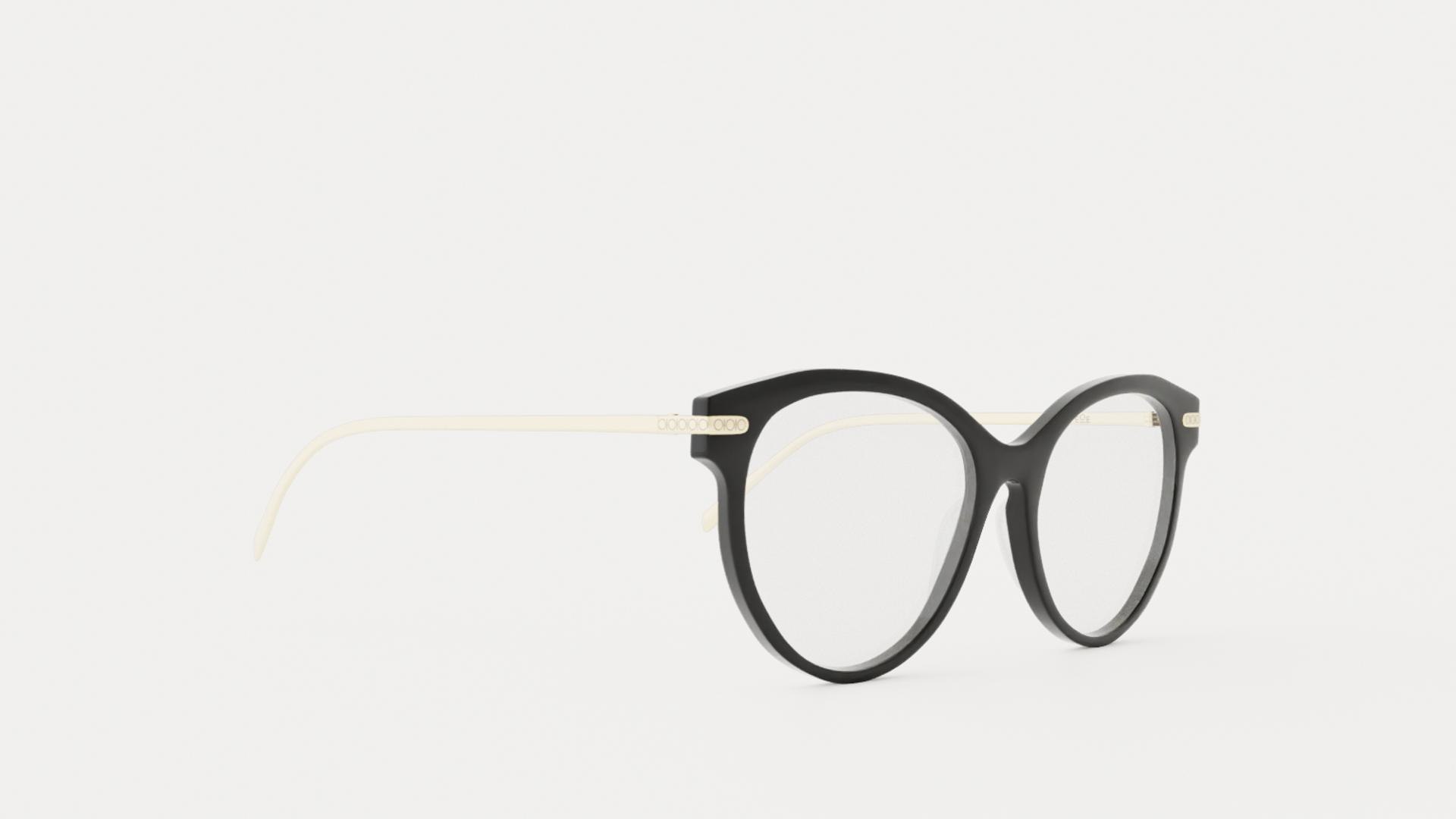 EOE EYEWEAR - Fredrika 53 Northern Black Glasses 3D Model - TurboSquid ...
