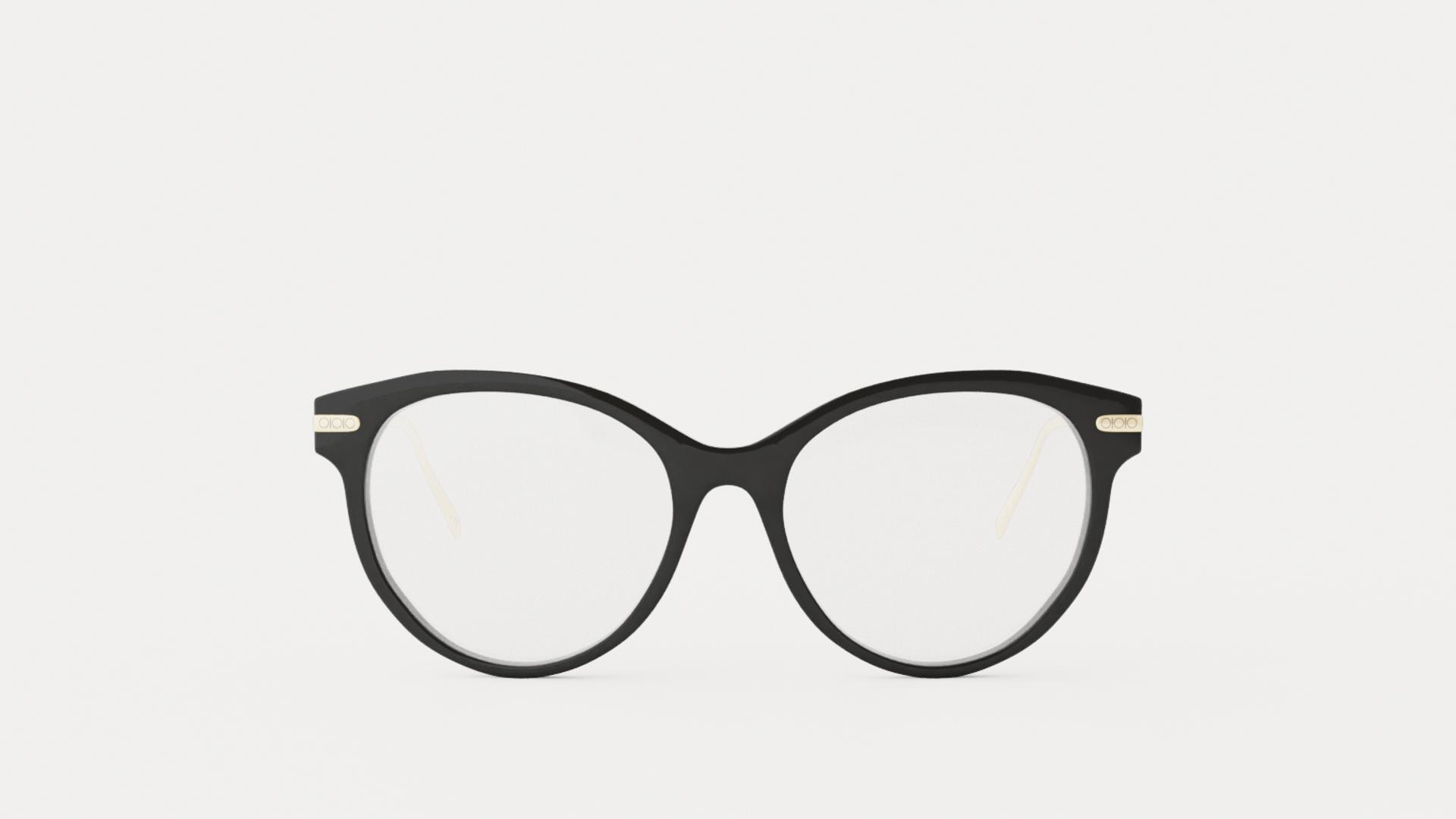 EOE EYEWEAR - Fredrika 53 Northern Black Glasses 3D Model - TurboSquid ...