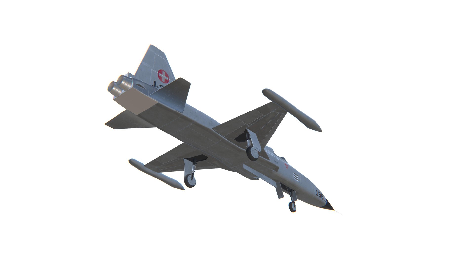 3D F-5 Tiger IIJet Fighter Aircraft Low-poly 3D Model - TurboSquid 1799547