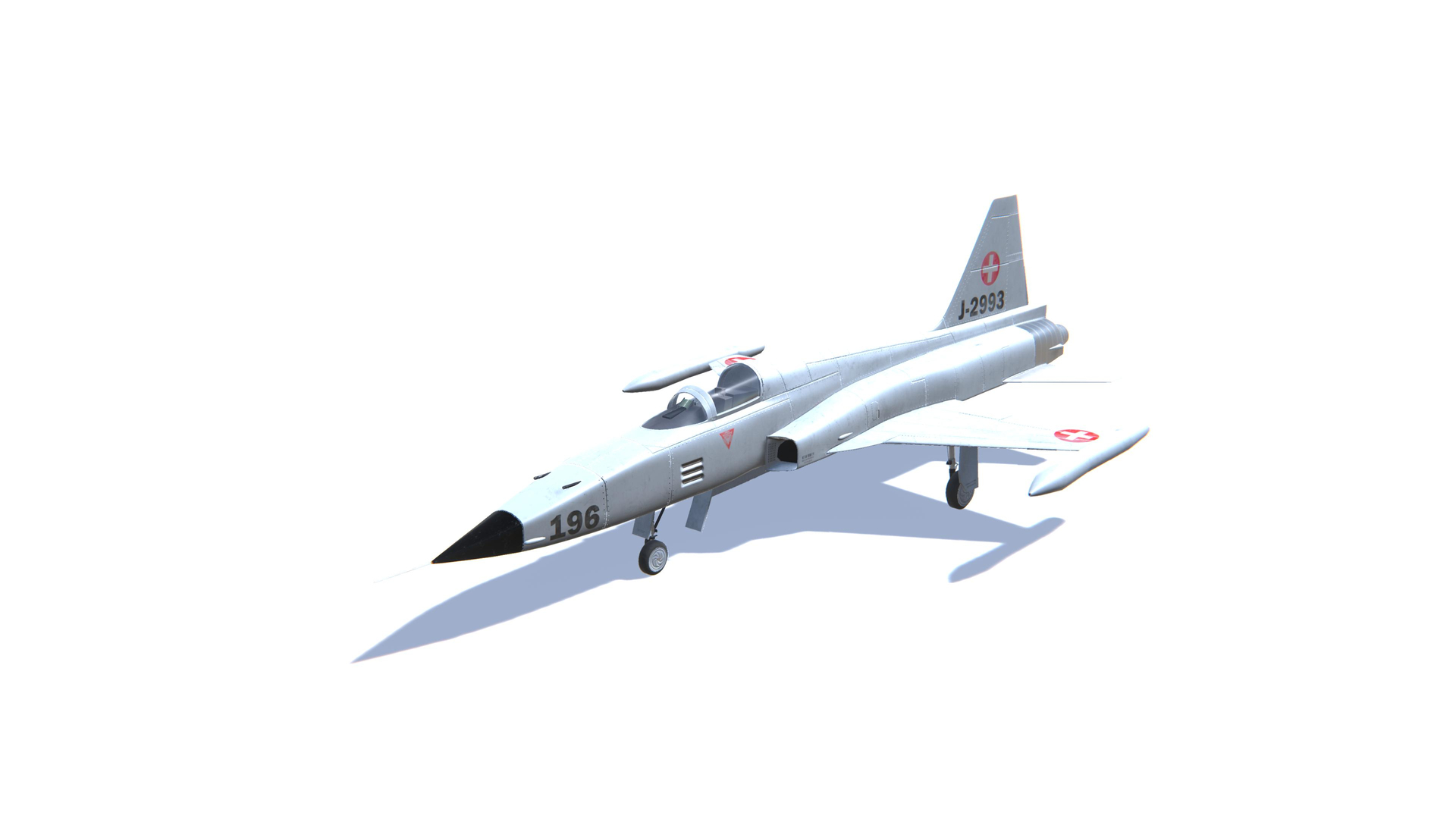 3D F-5 Tiger IIJet Fighter Aircraft Low-poly 3D Model - TurboSquid 1799547