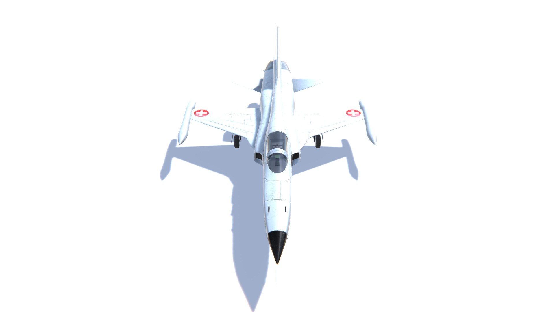 3D F-5 Tiger IIJet Fighter Aircraft Low-poly 3D Model - TurboSquid 1799547