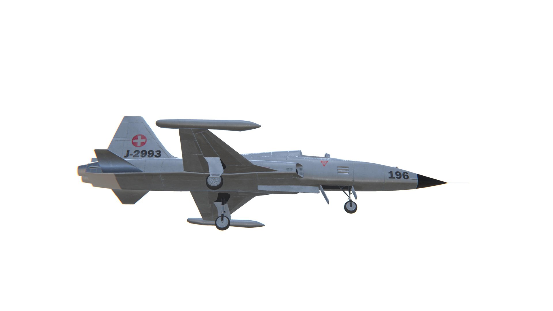 3D F-5 Tiger IIJet Fighter Aircraft Low-poly 3D Model - TurboSquid 1799547