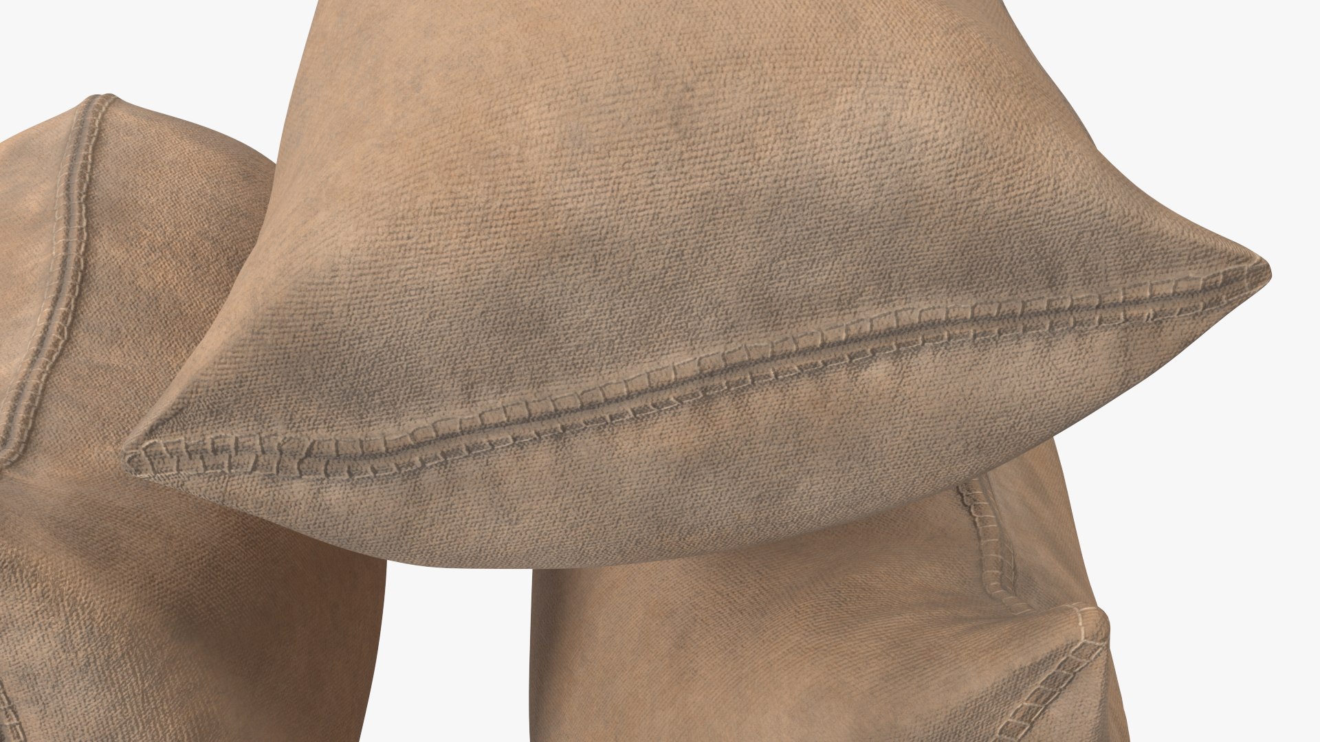 Standing Military Sandbags Dusty 3D model - TurboSquid 1778358
