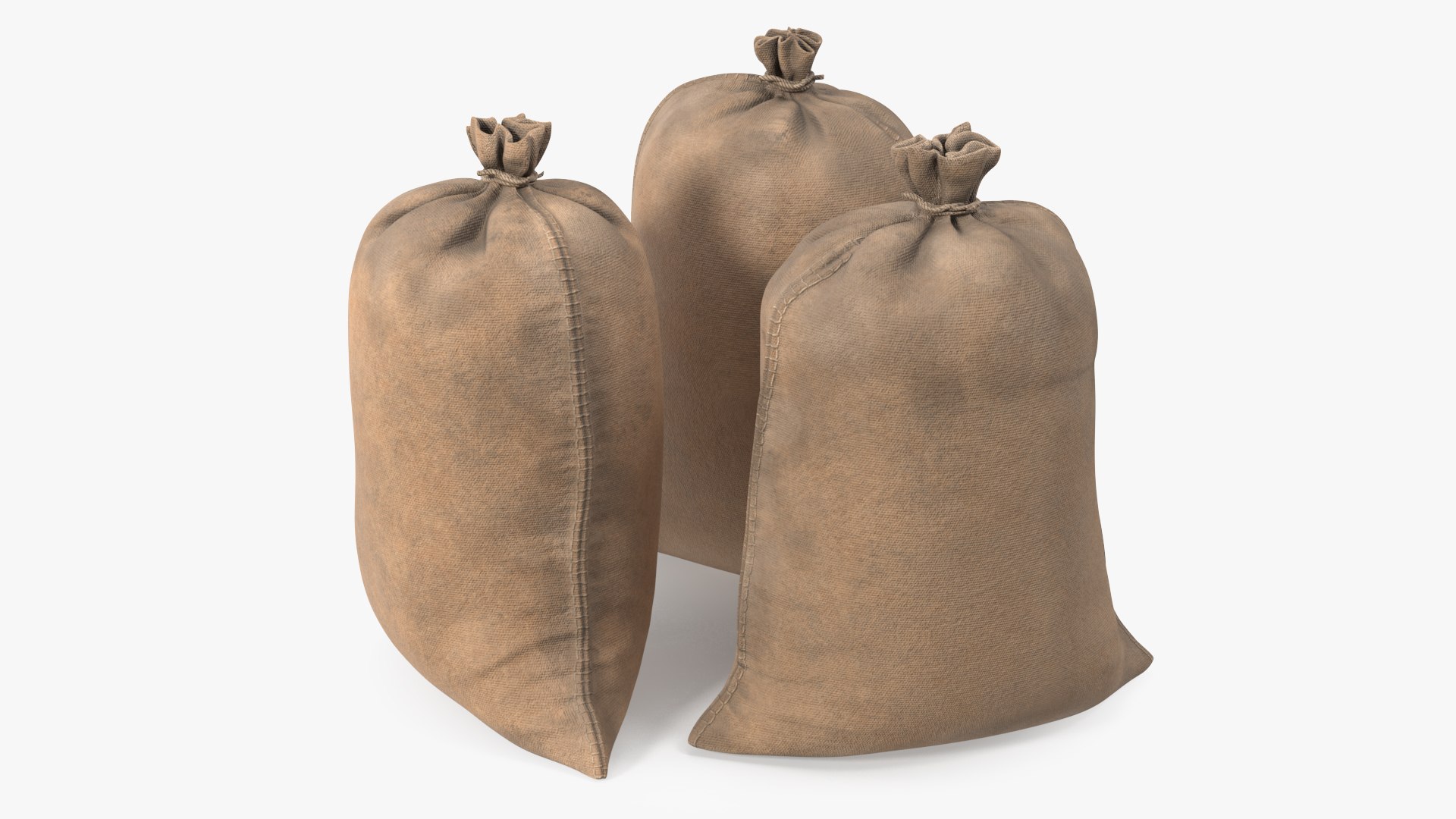 Standing Military Sandbags Dusty 3D model - TurboSquid 1778358