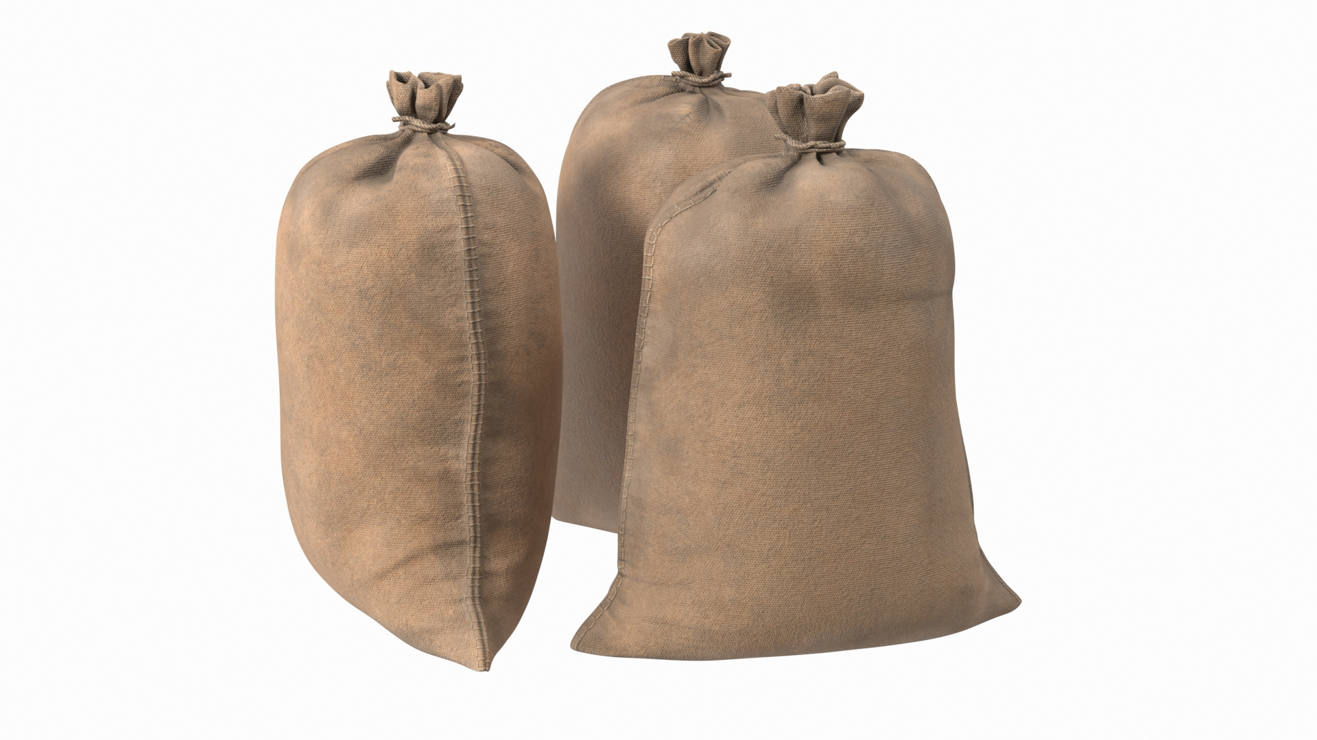 Standing Military Sandbags Dusty 3D Model - TurboSquid 1778358