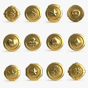Gold Coin Mario bros Movie 3D model - TurboSquid 2056393