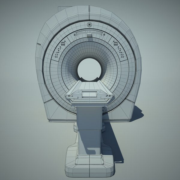 mri scanner scan 3d obj