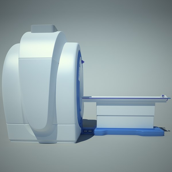 mri scanner scan 3d obj