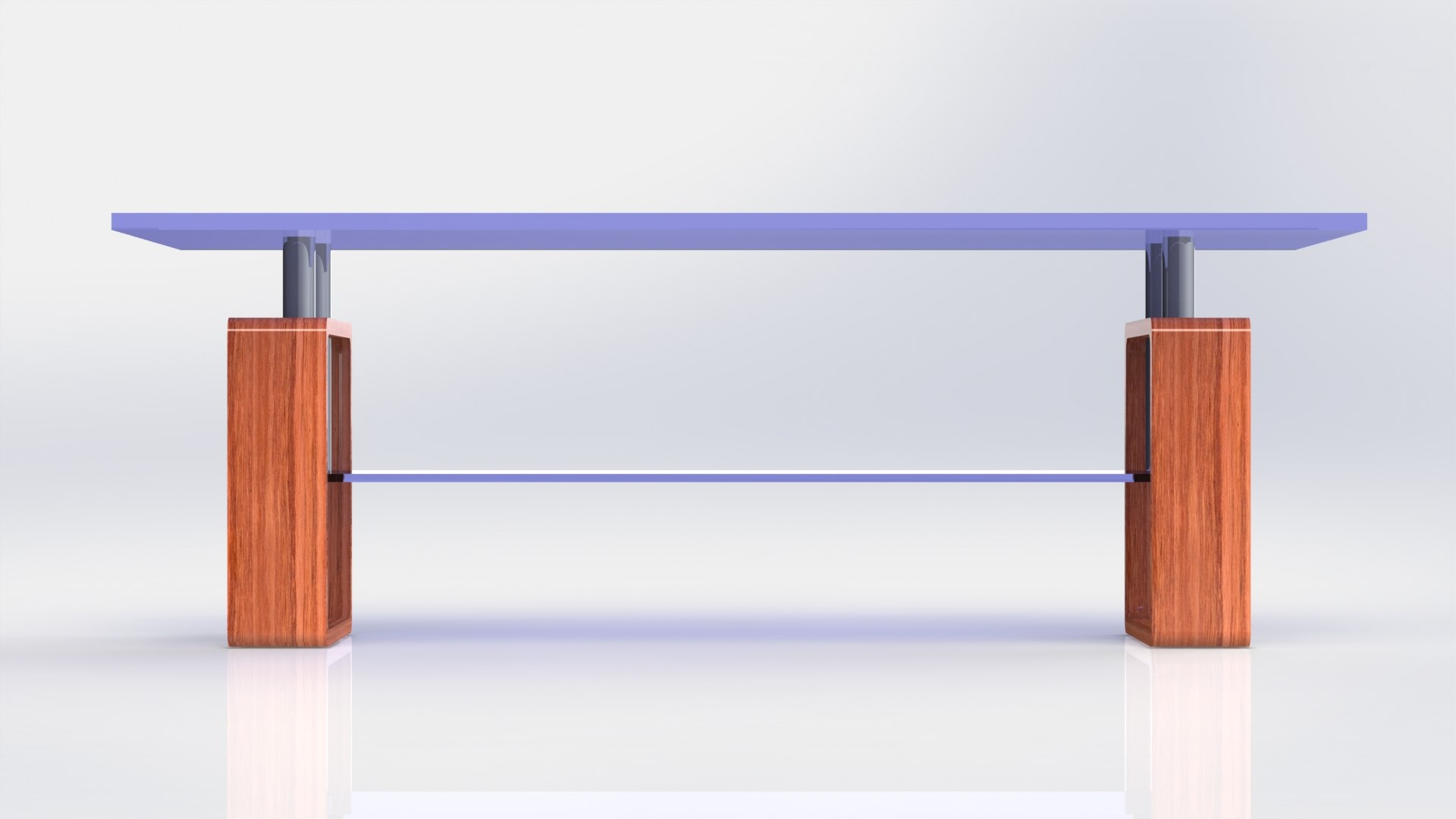 3D Modern Glass Table - TurboSquid 2205036