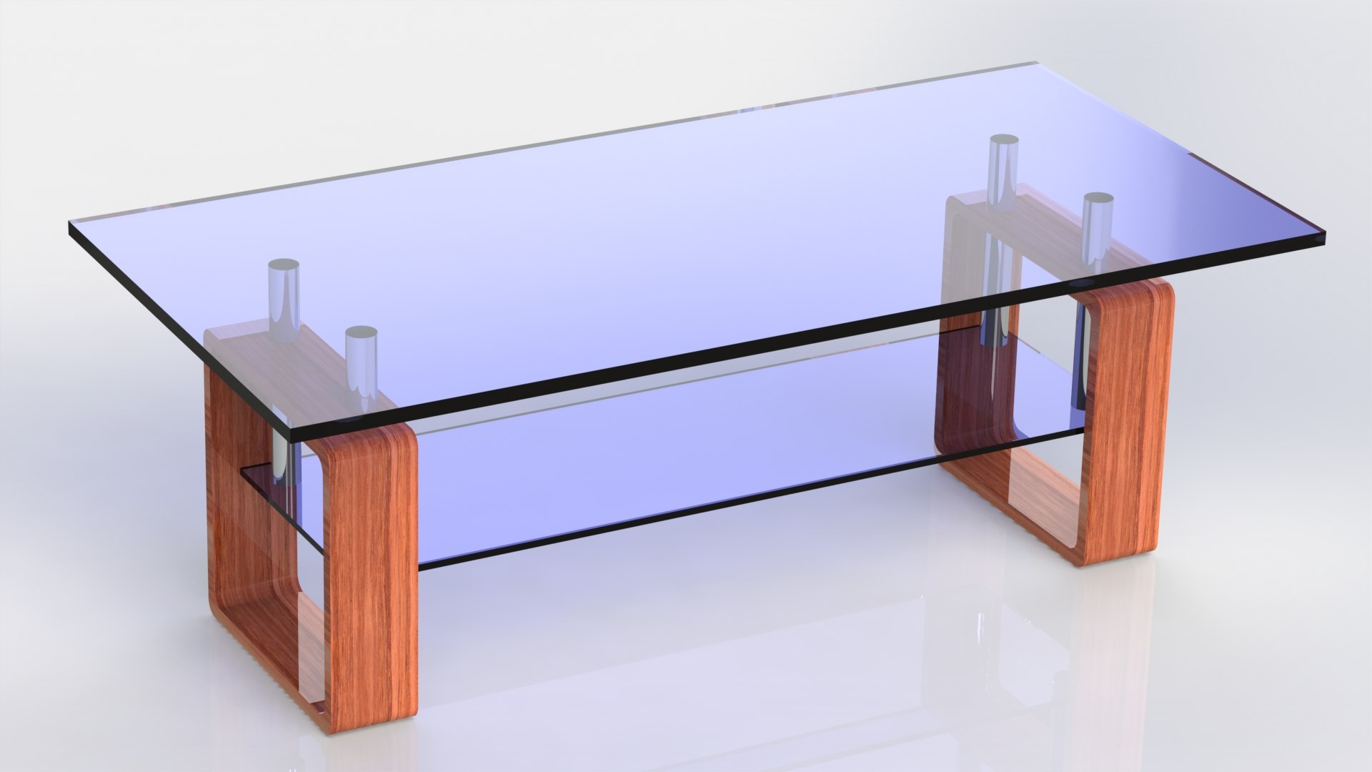 3D Modern Glass Table - TurboSquid 2205036