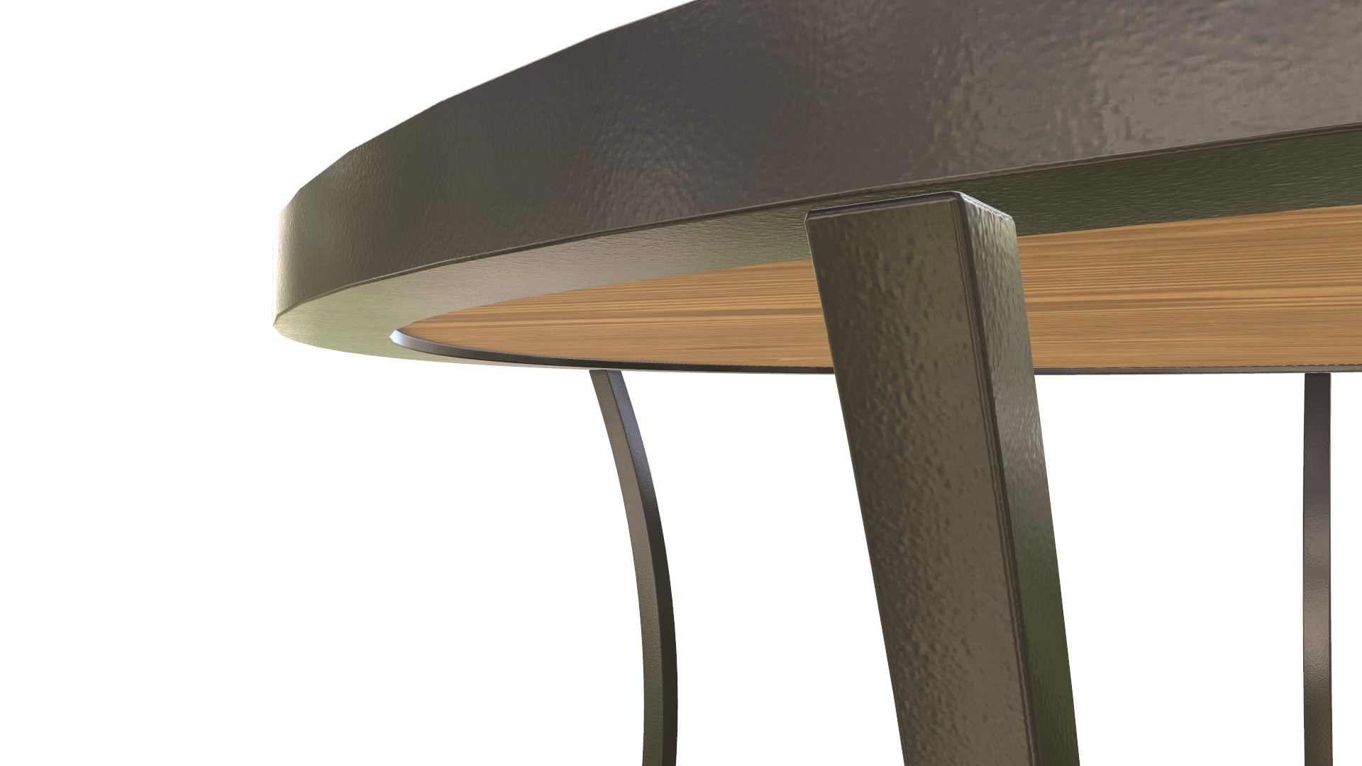 3D Round Table 3D Model VR AR PBR Model - TurboSquid 1988518