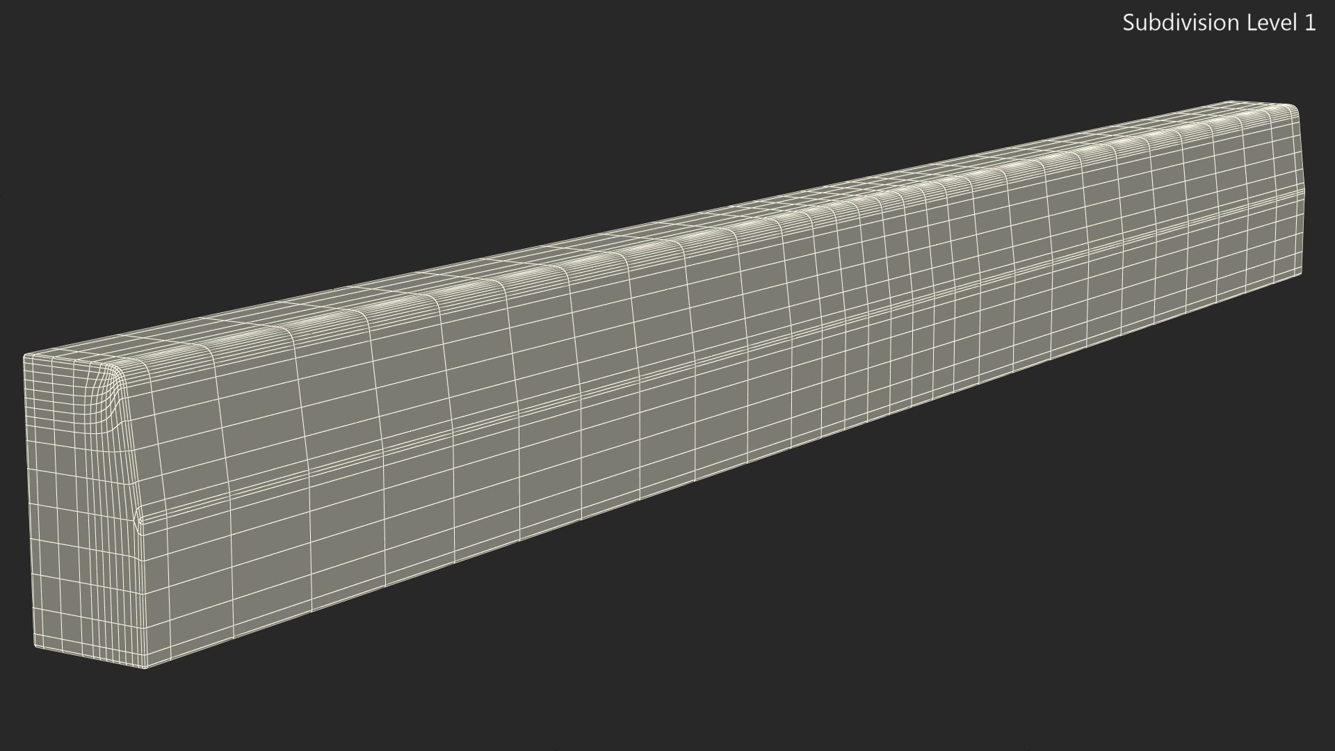 Concrete Curb 3m 3D Model - TurboSquid 2029514