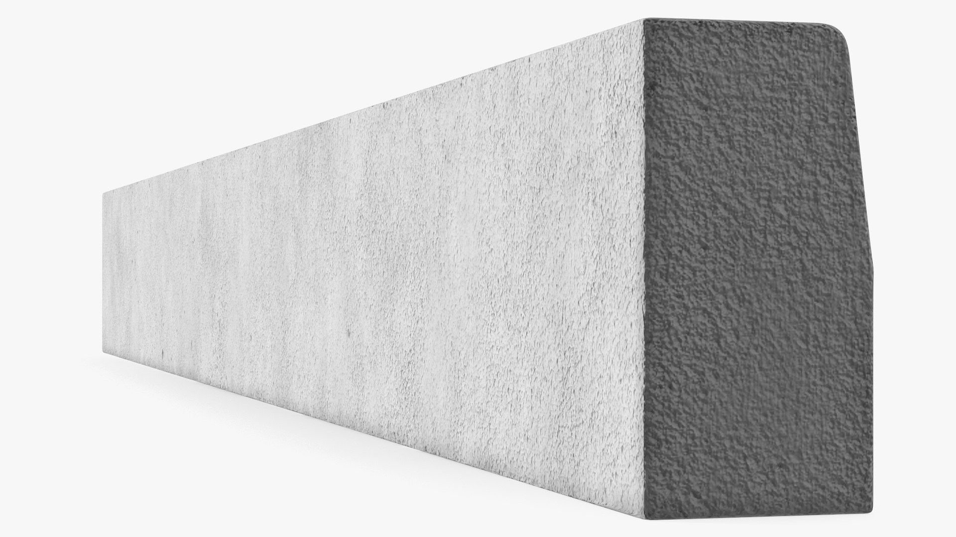Concrete Curb 3m 3D Model - TurboSquid 2029514