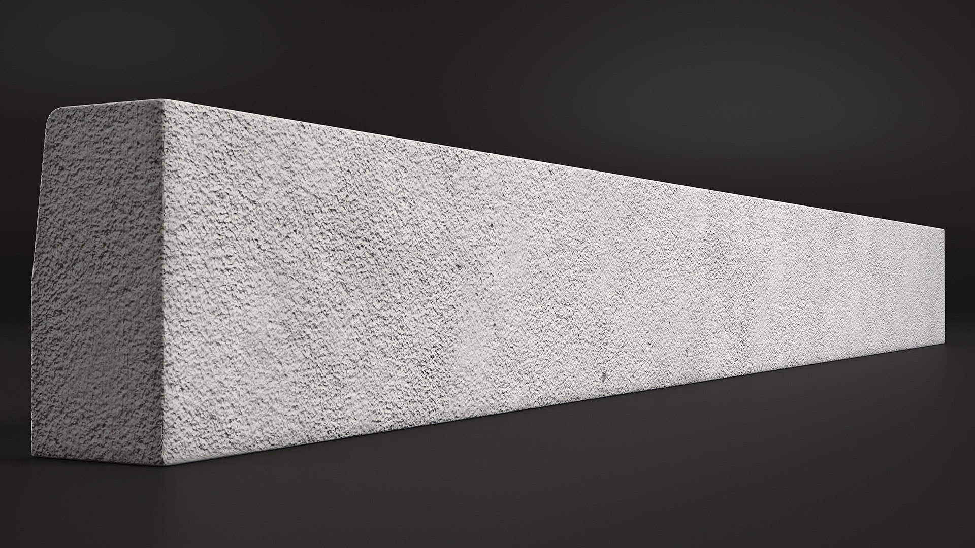 Concrete Curb 3m 3D Model - TurboSquid 2029514