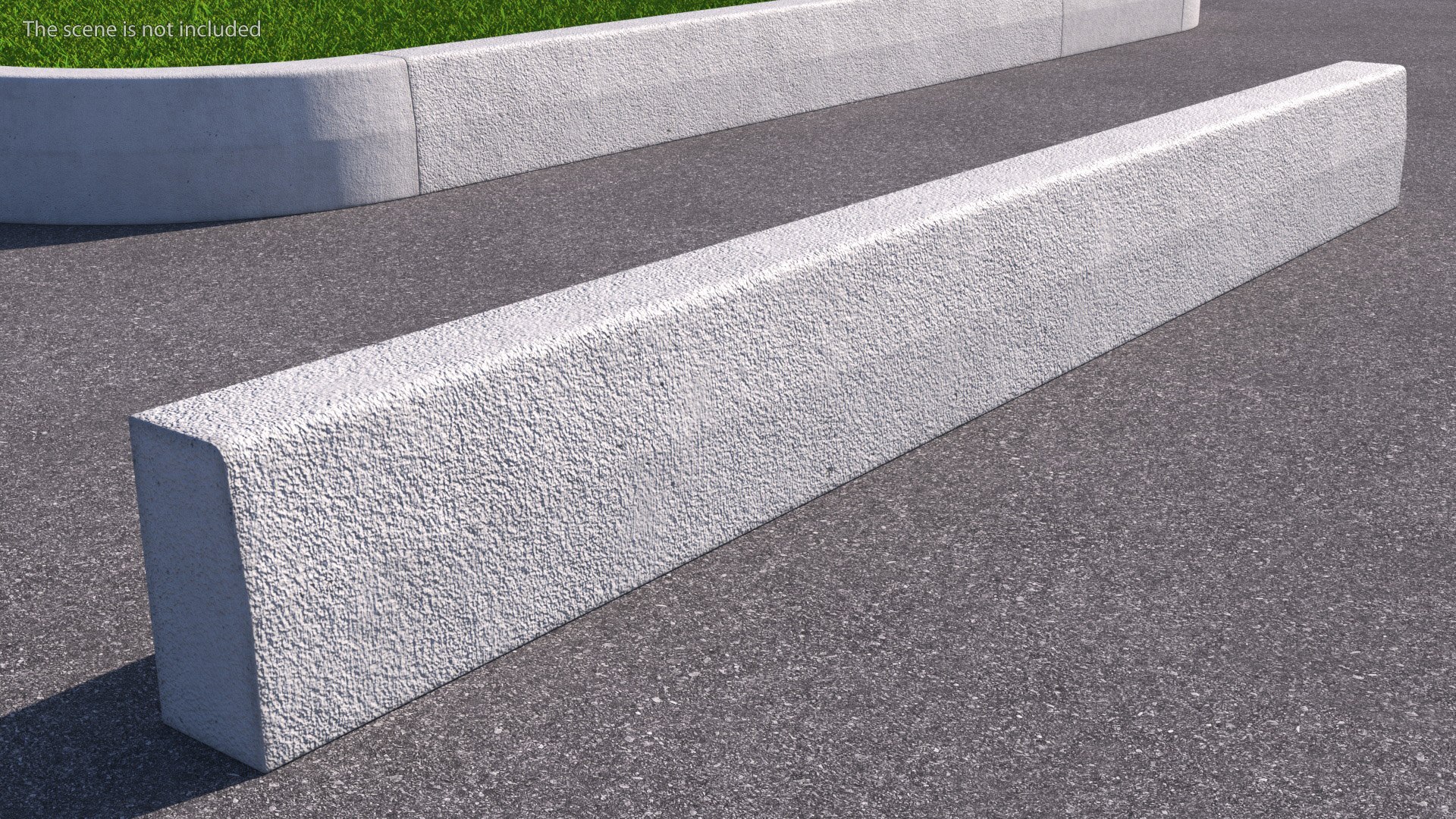 Concrete Curb 3m 3D Model - TurboSquid 2029514