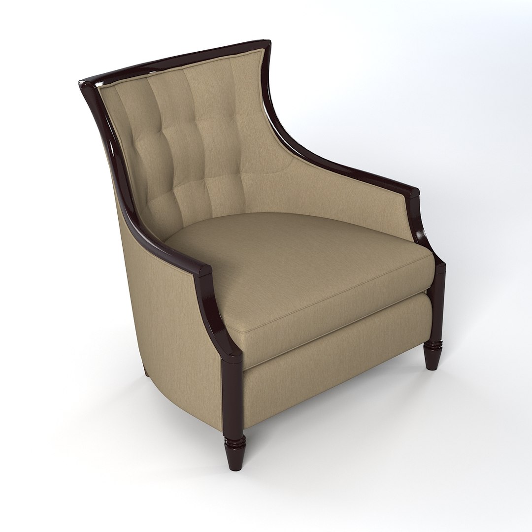 Schnadig 3740-004-b Chair 3d Max