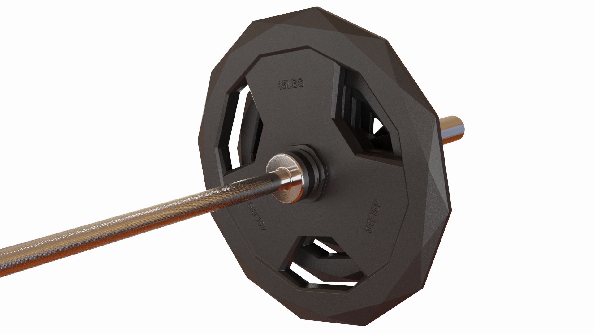 3D model Barbell and Weight Plates - TurboSquid 2176524
