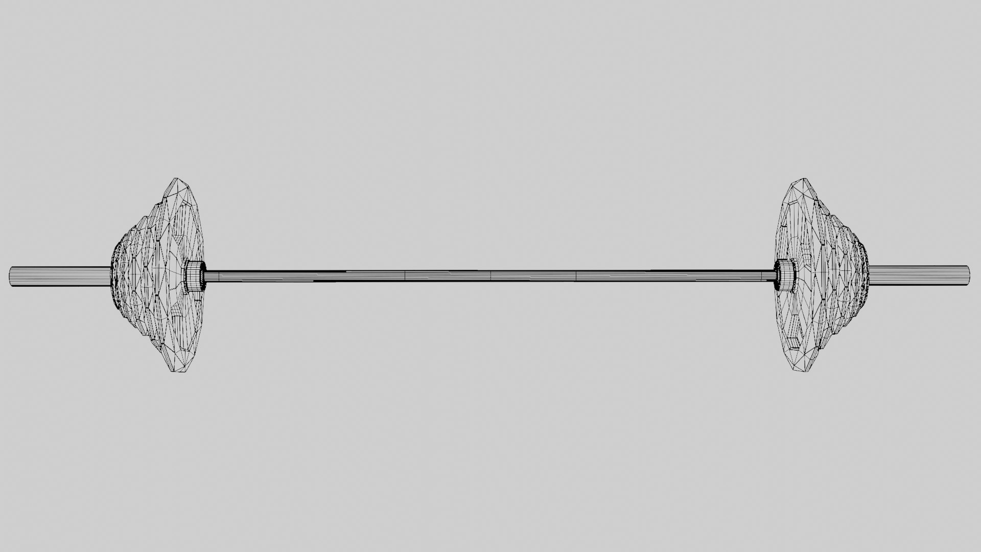 3D model Barbell and Weight Plates - TurboSquid 2176524
