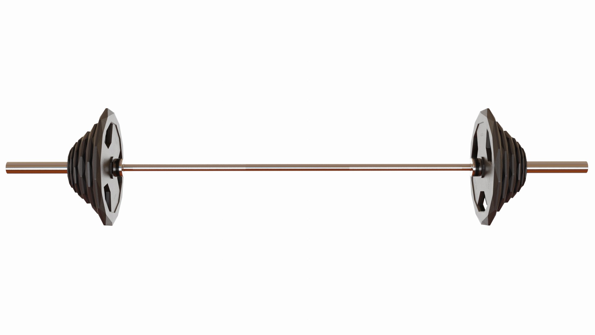 3D model Barbell and Weight Plates - TurboSquid 2176524