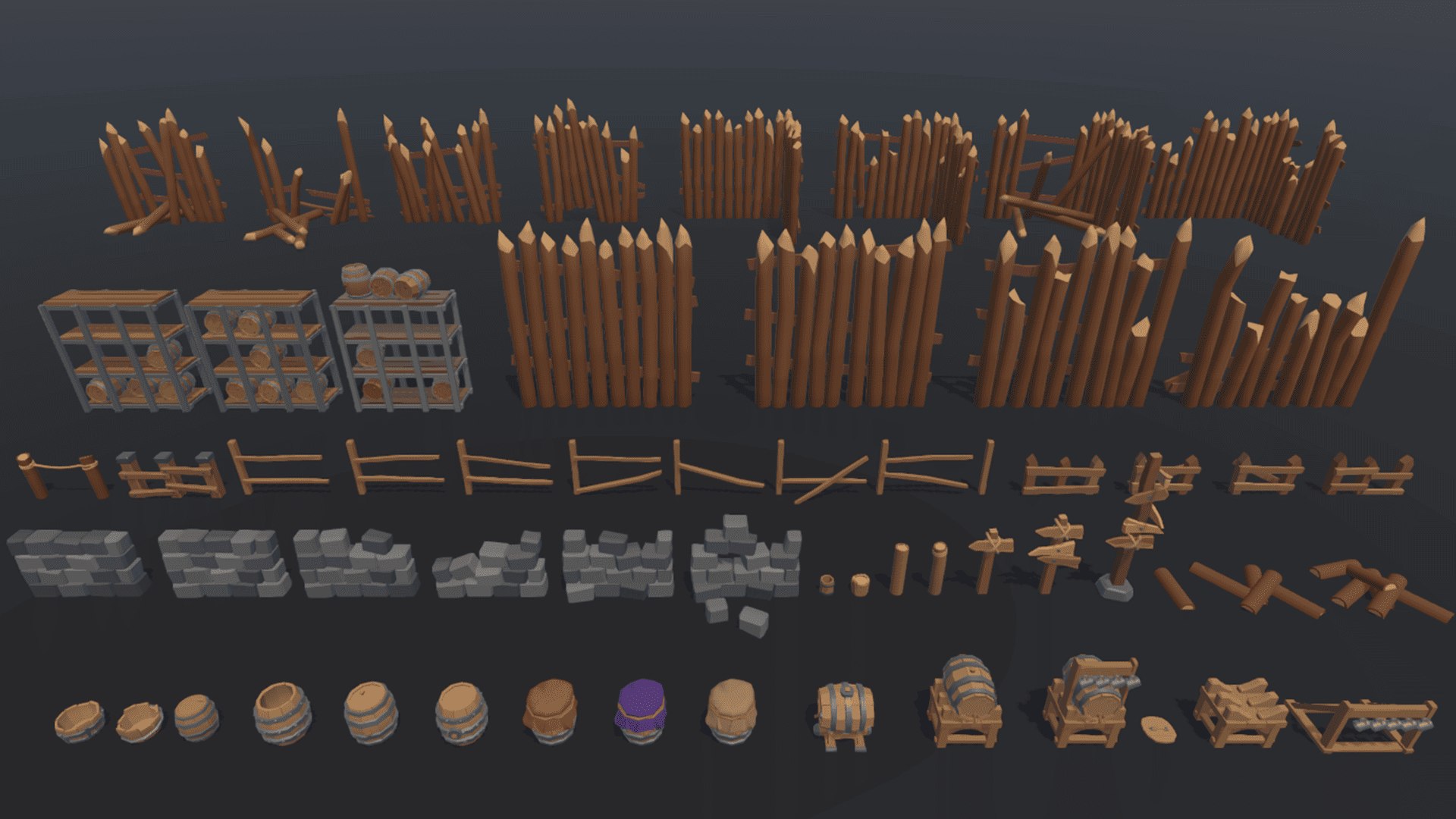 3D Medieval Pack 3D Model - TurboSquid 2358560