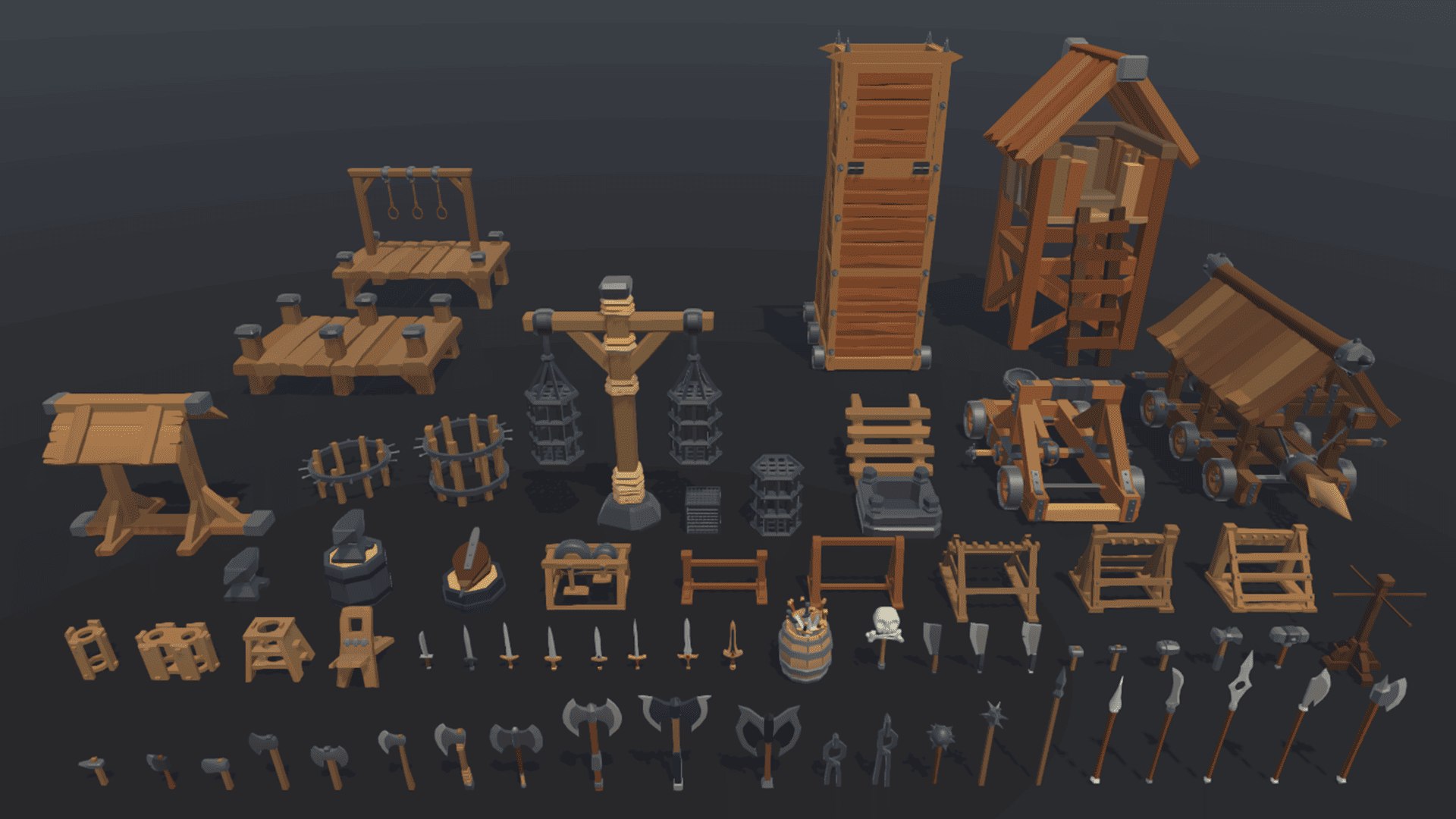 3D Medieval Pack 3D Model - TurboSquid 2358560