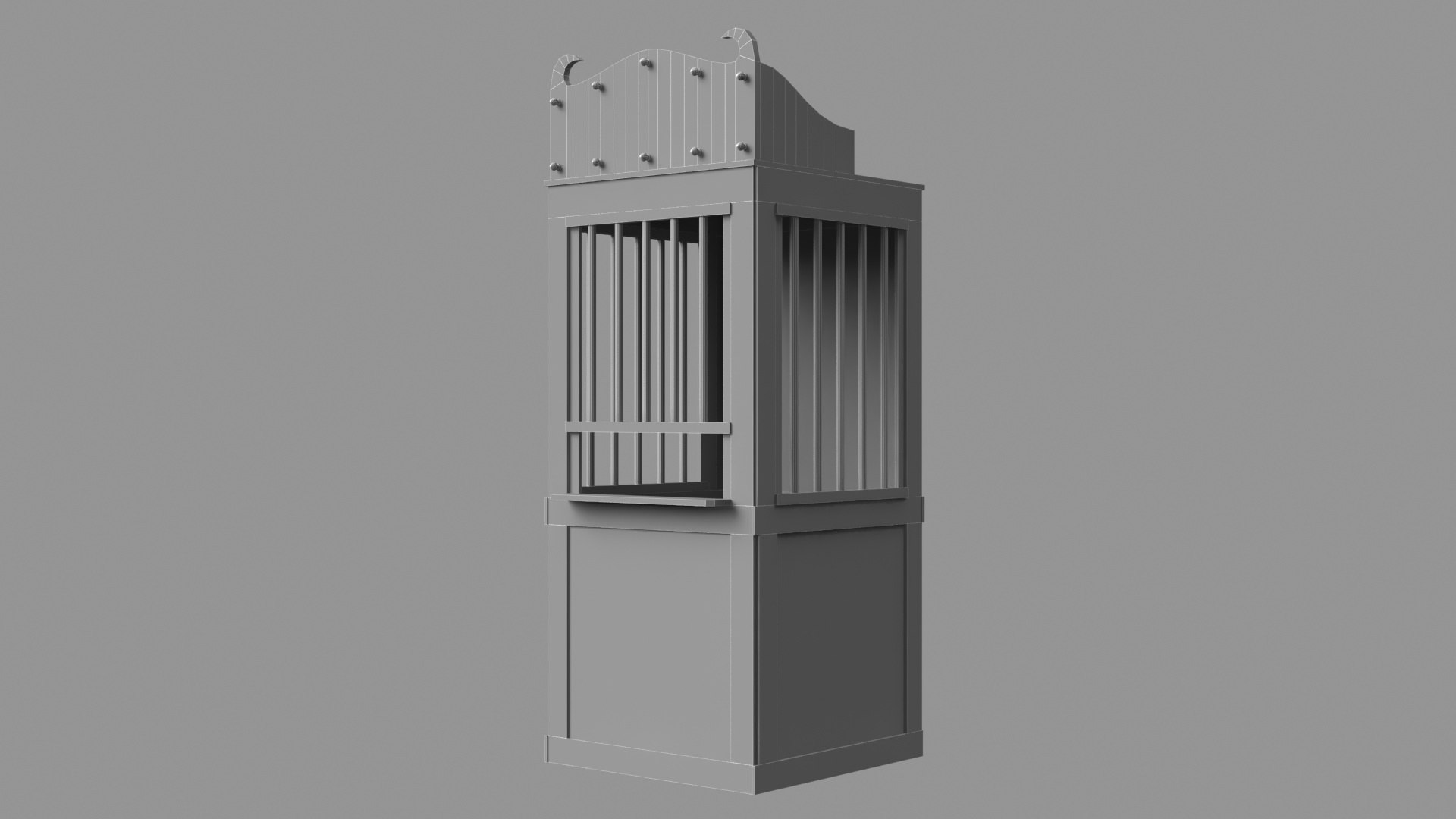 Carnival ticket booth 3D - TurboSquid 1614718