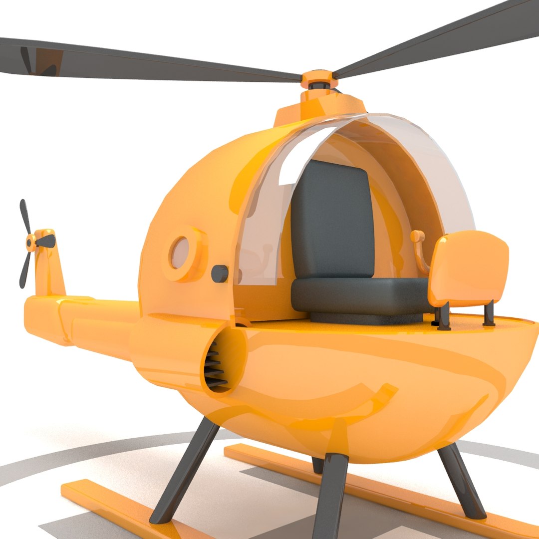 Toy Helicopter 3d Max