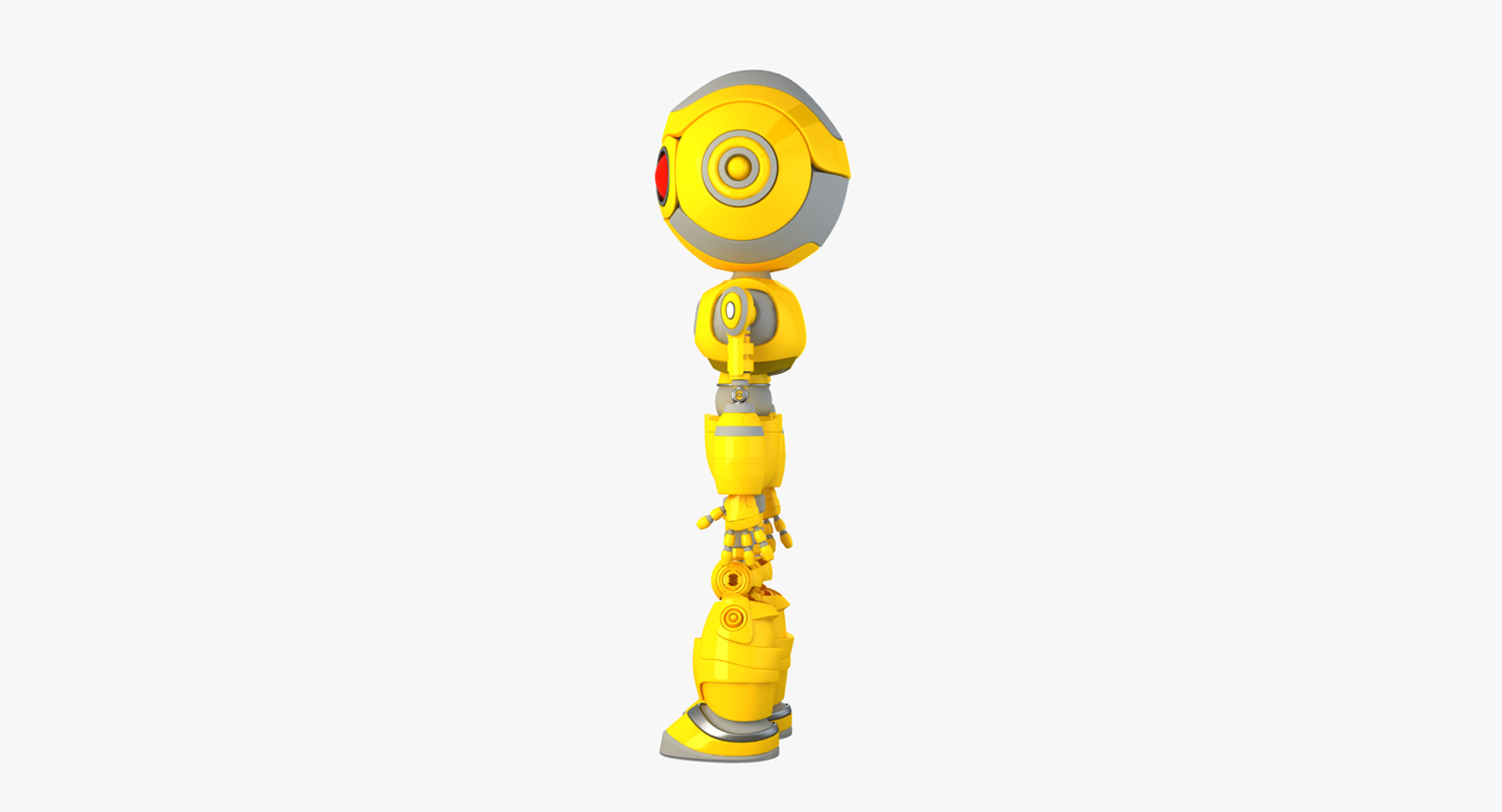 3d Robot Character Bot Model