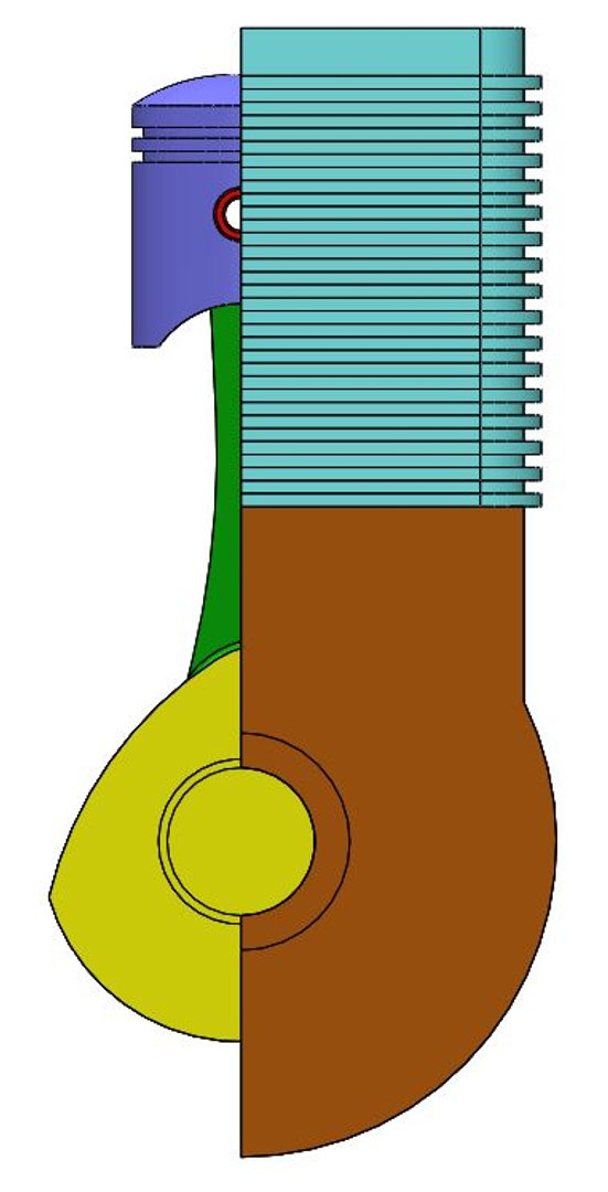3D Model Piston Mechanism - TurboSquid 1440009