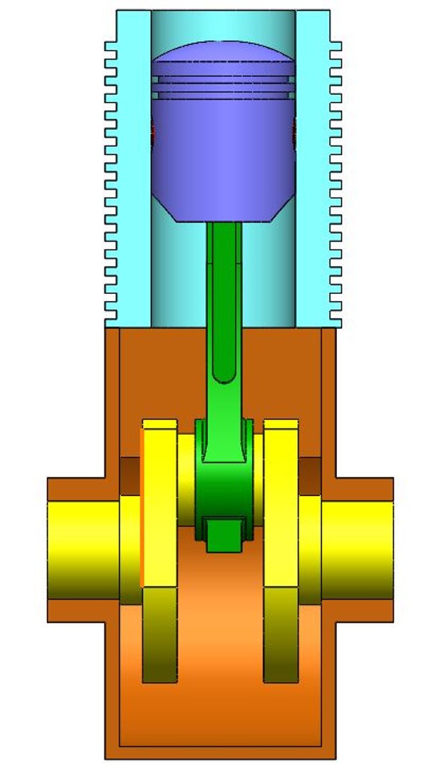 3D Model Piston Mechanism - TurboSquid 1440009