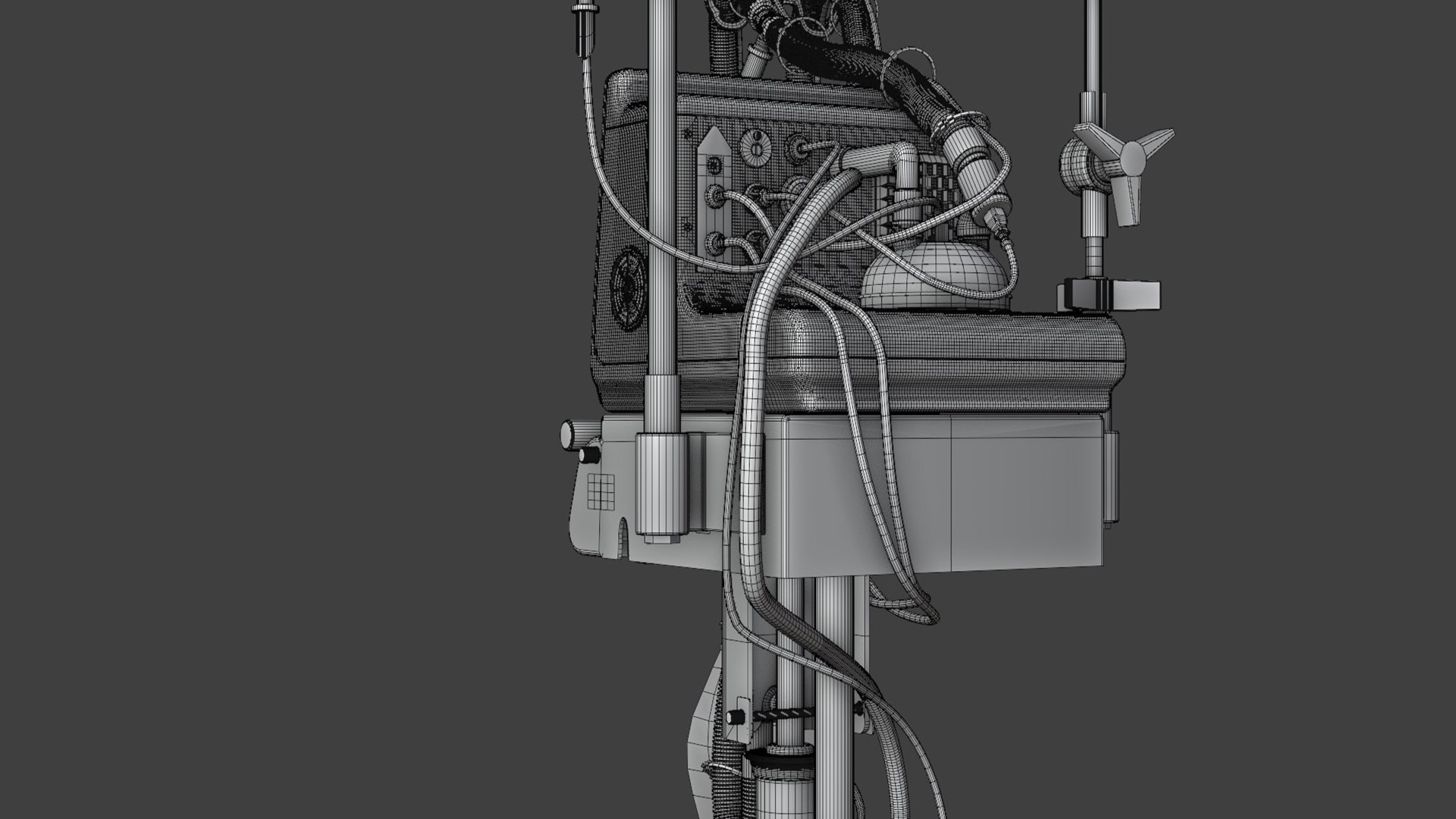 Ventilator - Breathing Apparatus - Oxygen 3D Model - TurboSquid 2283295
