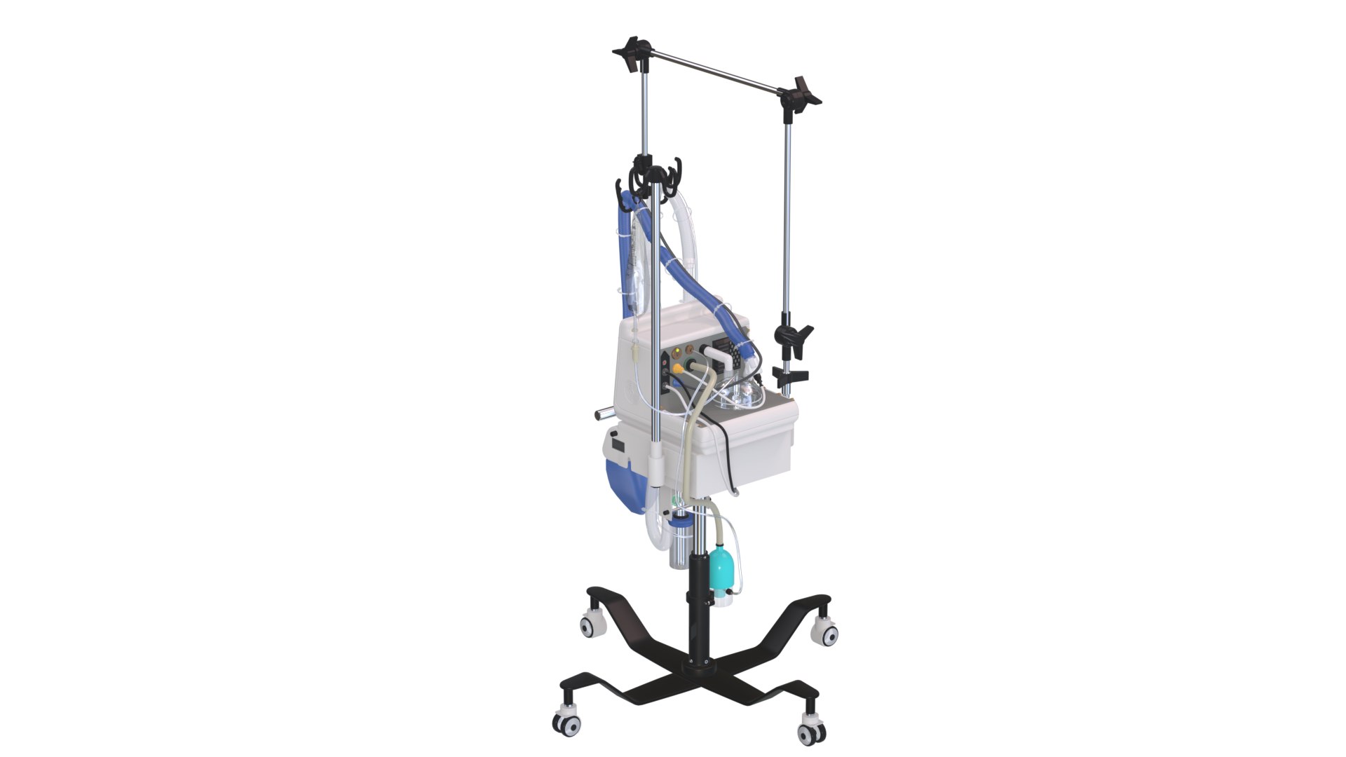 Ventilator - Breathing Apparatus - Oxygen 3D Model - TurboSquid 2283295