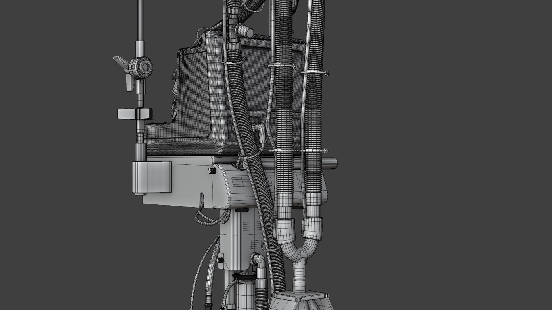 Ventilator - Breathing Apparatus - Oxygen 3D Model - TurboSquid 2283295