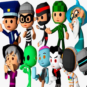 Rigged, Bundle, And Low Poly 3D Free 3d Models For Roblox Studio Models ...