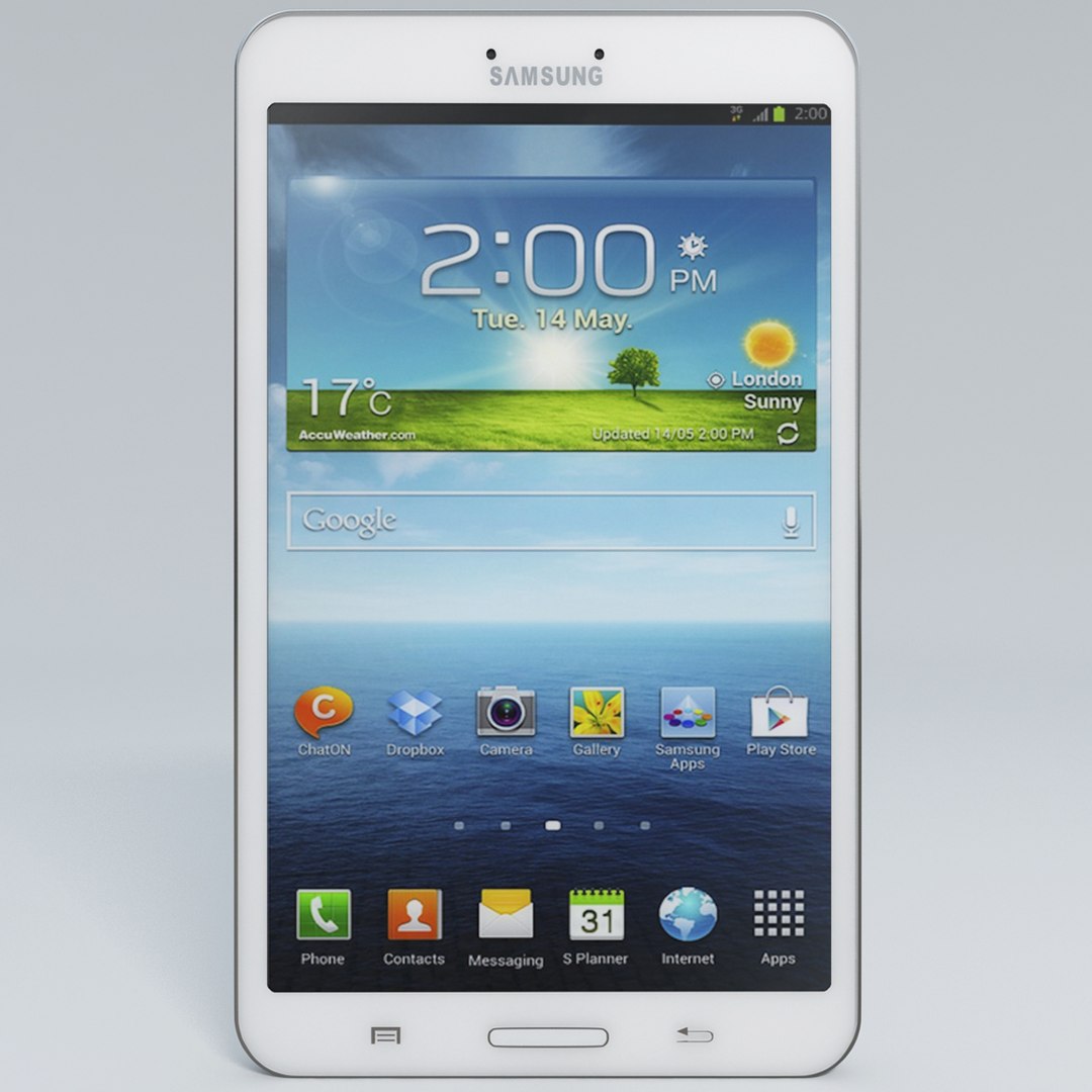 3d model of samsung galaxy tab 3