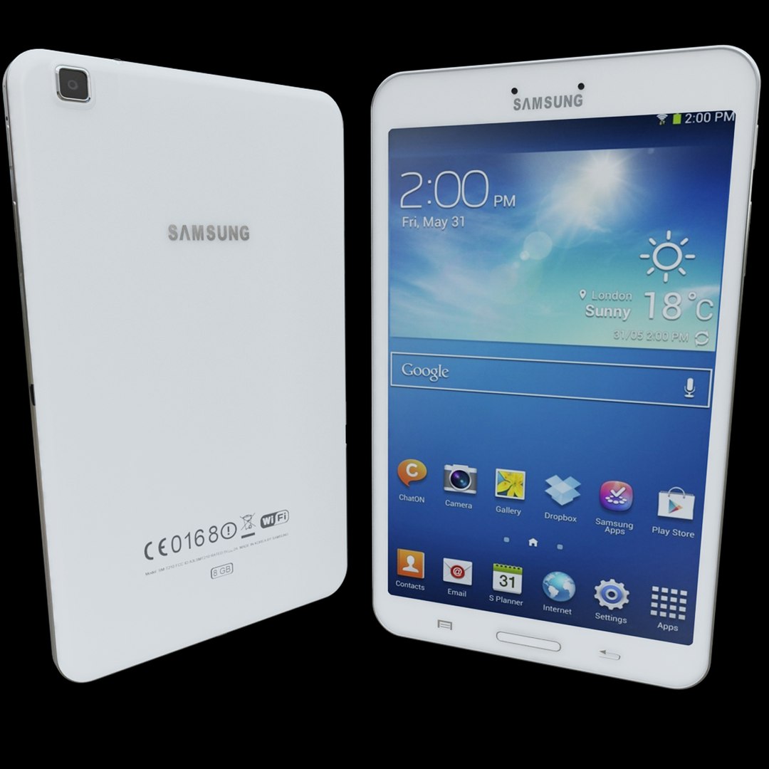 3d model of samsung galaxy tab 3