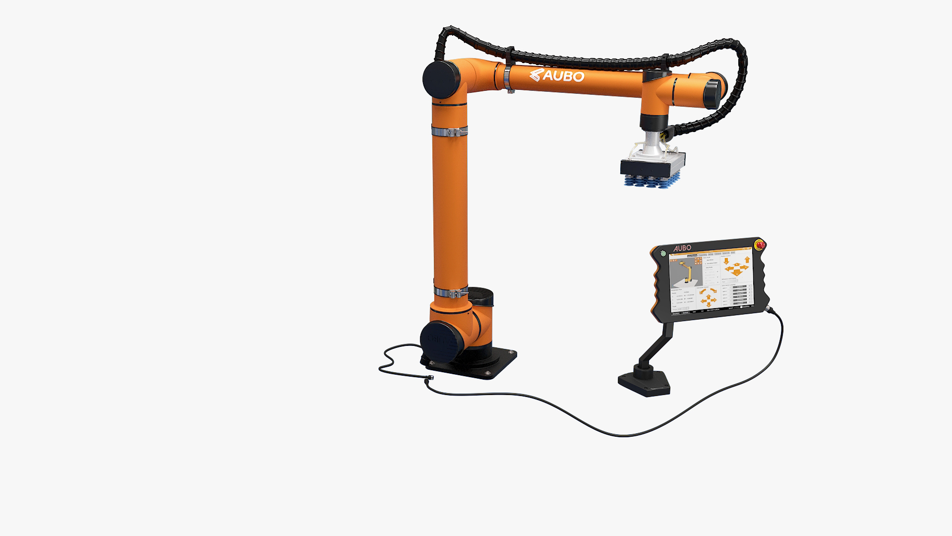 AUBO Robot With Suction Cup Tool 3D Model - TurboSquid 2339725